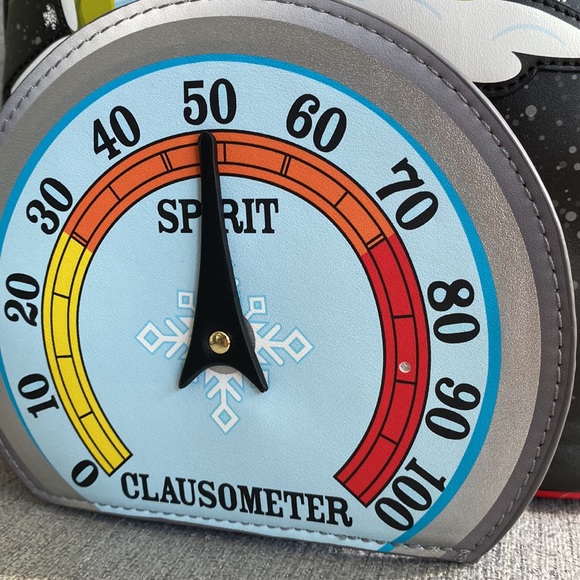 Loungefly | Bags | Nwt Loungefly Disney Elf Clausometer Light Up Mini ...